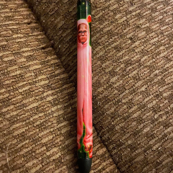 Coquette Bow Glitter Epoxy Pens | Bow Print Pen | Customized Gift ...