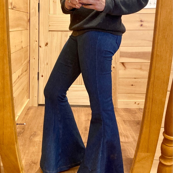 Women’s Bailey Bell Bottoms PDF Sewing Pattern - Etsy