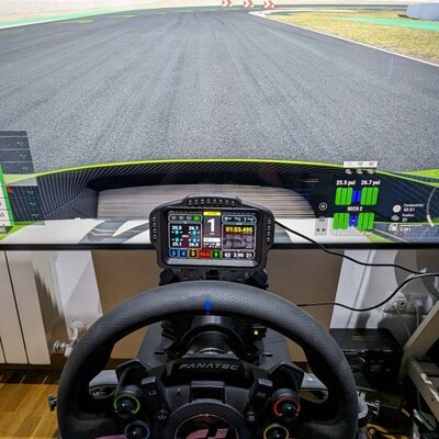 Sim Racing Dashboard Touchscreen Display Leds RPM Simhub, PSR GT 5.0 ...