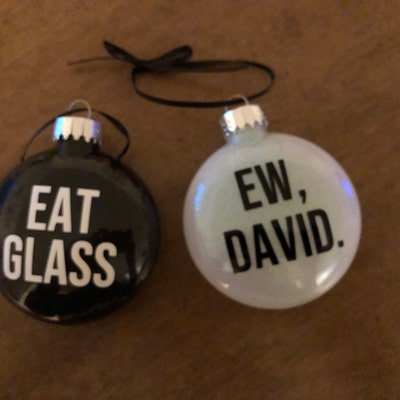 Eat Glass S. Creek Ornament David Rose FREE SHIPPING - Etsy