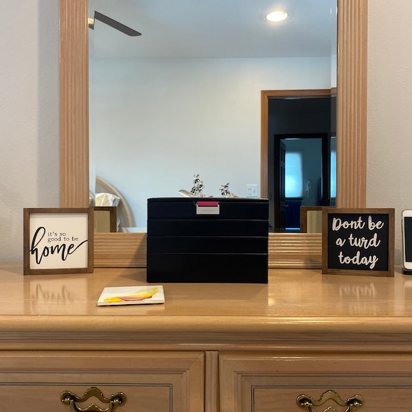 It's so Good to Be Home Wooden Sign / Mini Sign / Tiered Tray Sign ...