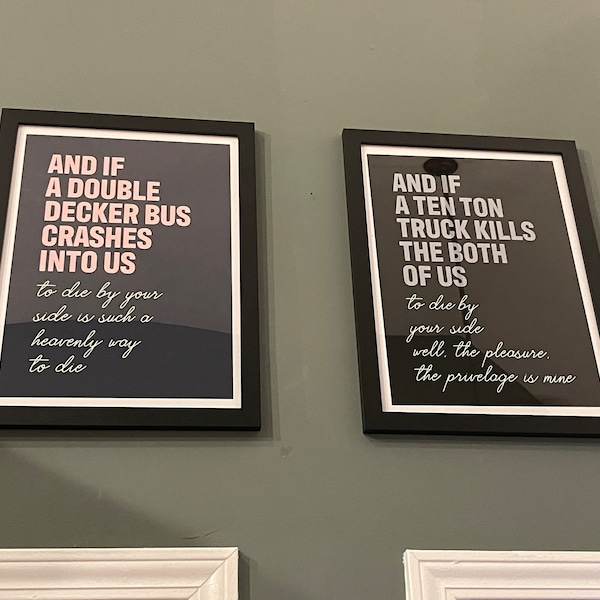 Personalised 50 Vinyl Record Spine Poster Custom Album Print Music ...