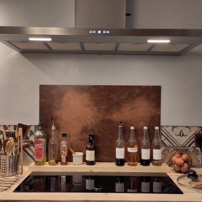 Kitchen Splashback Aged Copper Effect stormy Sky - Etsy