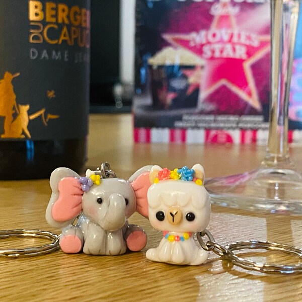 Winnie the Pooh Piglet Charm Clay Keychain Piglet Disney Charm Kawaii ...