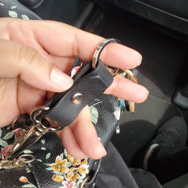 Leather Key Fob, Clip Key Chain, Leather Keychain - Etsy