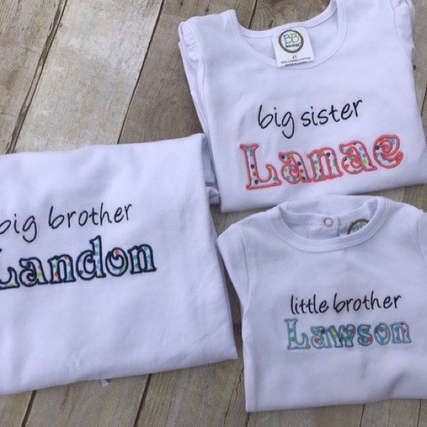 Blake Applique Monogram Set – Uppercase Letters - 2″ 3″ 4″ - Machine ...