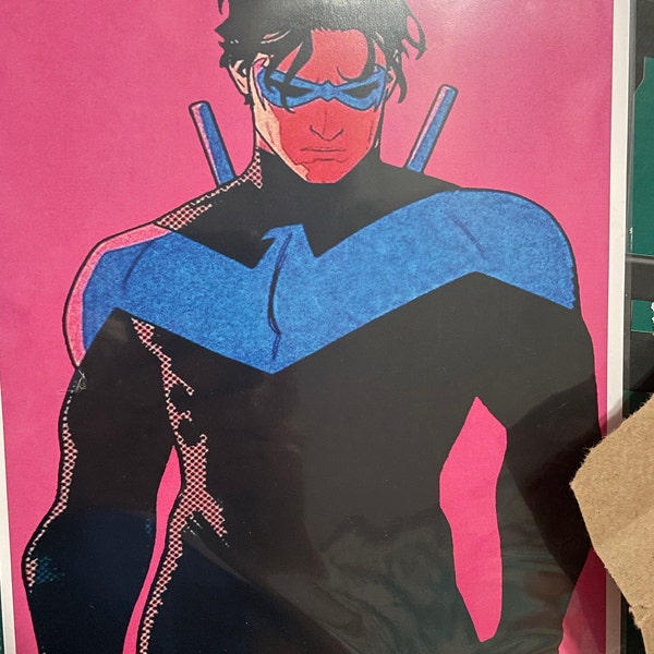 Nightwing Art Poster - Etsy