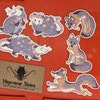 Opossum Vinyl Stickers (pack of 3) - Cute Waterproof Possum Sticker ...