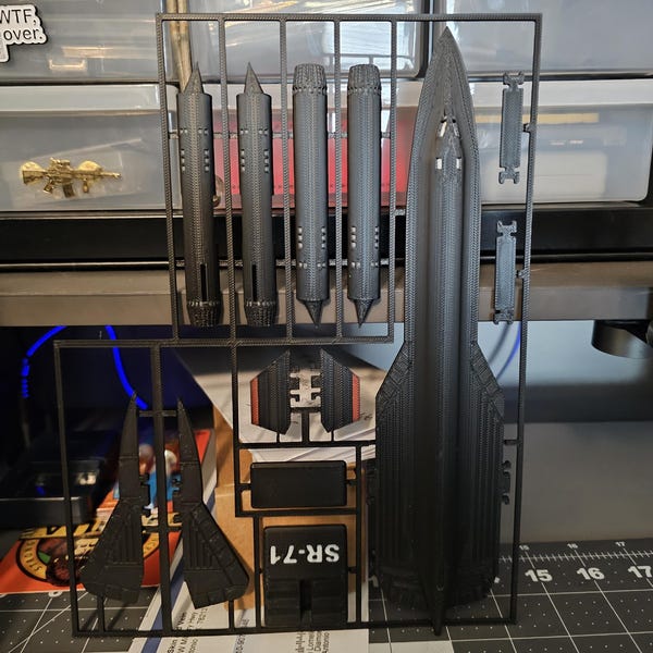 Sr71 Blackbird Model Airplane Build Kit - Etsy