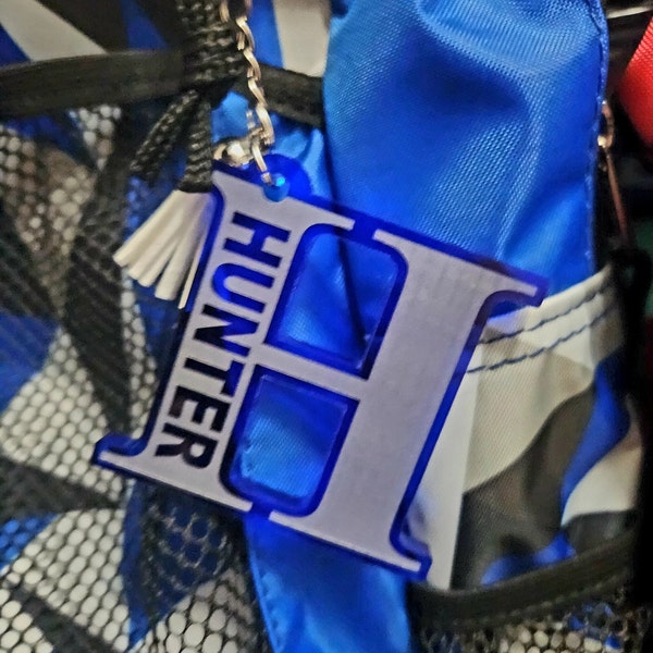 Kids Backpack Tag With Tassel, Personalized Custom Name Tag, Kids ...