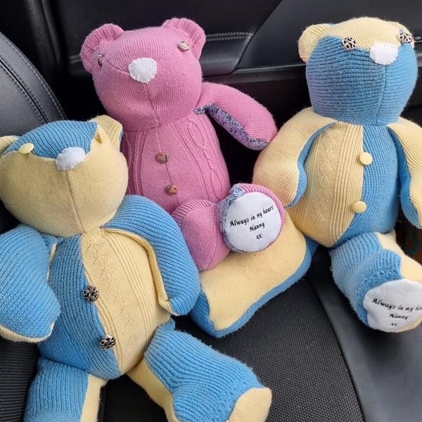 Memory Bear Patch, Memory Bear Foot Pad - Etsy