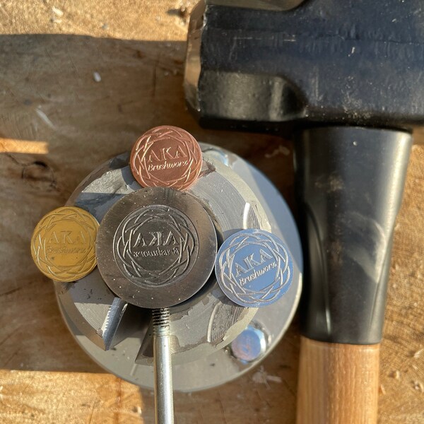 Custom Coin Minting Set Coinage Coin Hand Stamped Coins Custom Souvenir ...