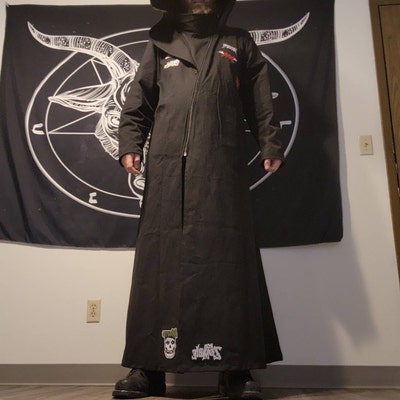 Shadow Hoodie Mens Dark Black Mask Hoodie Jacket Ninja Shinobi ...