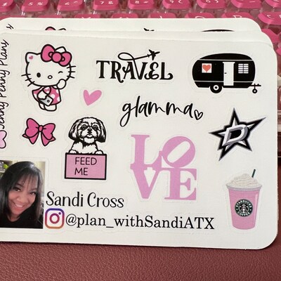 Custom Contact Cards on Premium Matte Sticker Paper - Etsy