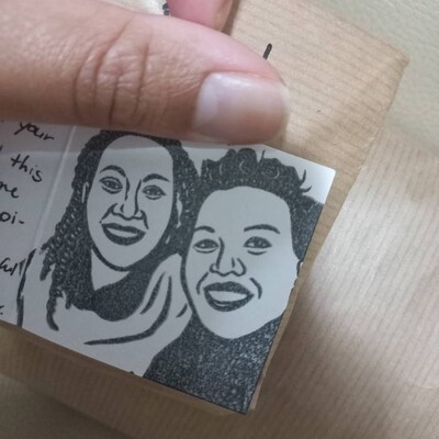 Troll Stamp, Troll Face Stamp, Meme Stamp, Wooden Stamp, Printing Block ...