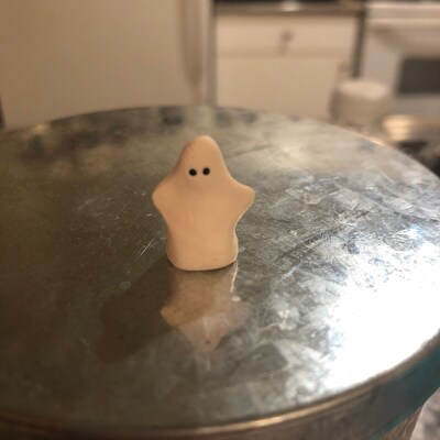 One Micro Mini Ghost, Mini Ghost, Polymer Clay Ghost - Etsy