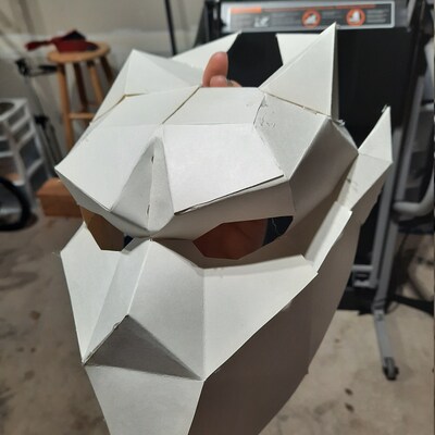 IFRIT Demon Mask Use This Template to Build Your Own Demon Paper Mask ...