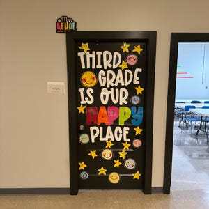 Disco Classroom Door Sign, Groovy Teacher Door Hanger, Back to School ...