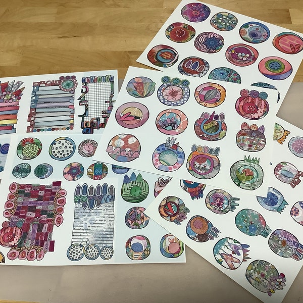 Pokey Out Page Borders (borders That Peek Out the Top of Your Journal ...