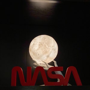 3D Printed NASA Meatball Logo Display Plaque | Etsy