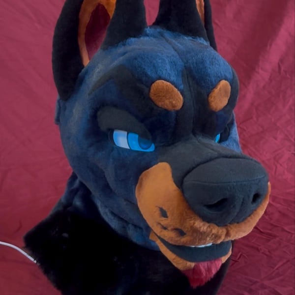 3D Printed Beauceron/dobie DIY Fursuit Head by Mixedcandy - Etsy