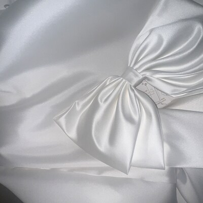 Giant 2 Tier Satin Bow With Train/tails, Detachable, Removable Satin ...