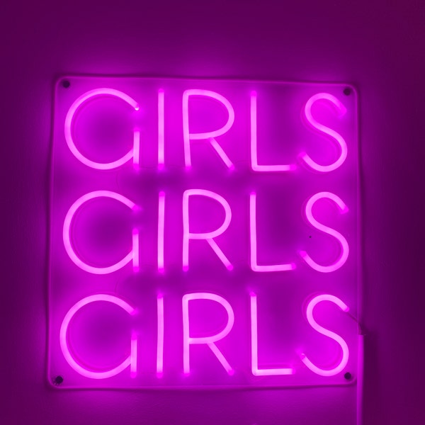 Girls Girls Girls Neon Sign|music Bar Neon Decoration|led Neon Light ...