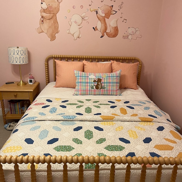 Eyelet Lace Quilt PATTERN ONLY | PDF Quilt Pattern | Download Pattern ...