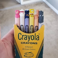 Spongebob Squarepants Crayon Carving - Etsy Canada