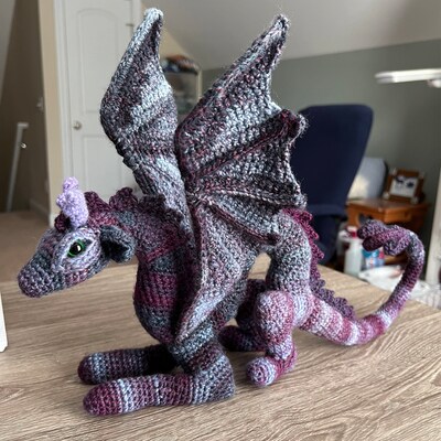 Small Eastern Dragon Crochet Amigurumi Pattern DIGITAL PDF by Crafty ...