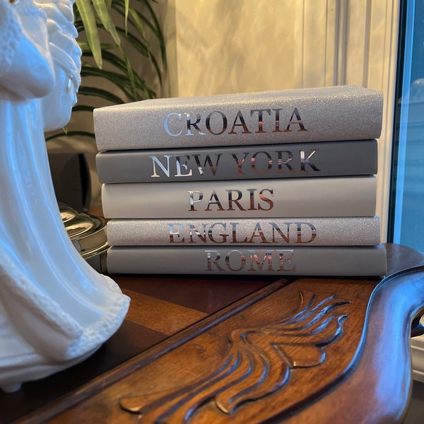 Coffee Table Book Set | Coffee Table Decor | Book Decor | Decorative ...