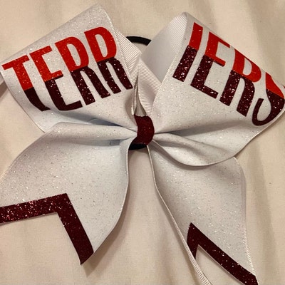 Game Day Cheer Bow Made in Your Team Colors. Comment Colors at - Etsy