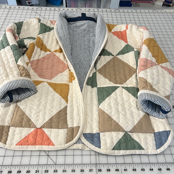 Coast Coat Quilt Coat PDF Sewing Pattern Beginner Friendly Unisex Sizes ...