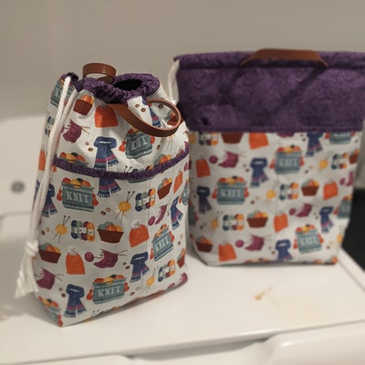PROJECT BAG Pattern//knitting Bag//project Bag//bag Pattern Pdf//bag ...