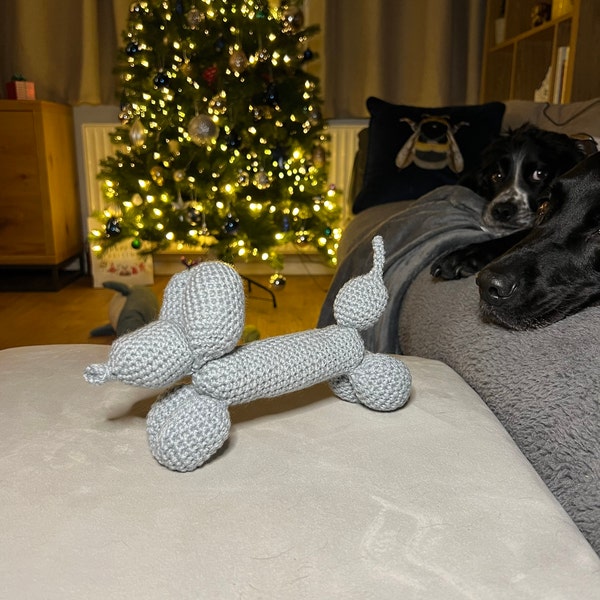 Balloon Wiener Dog Crochet Pattern, Balloon Dog Amigurumi, Crochet ...