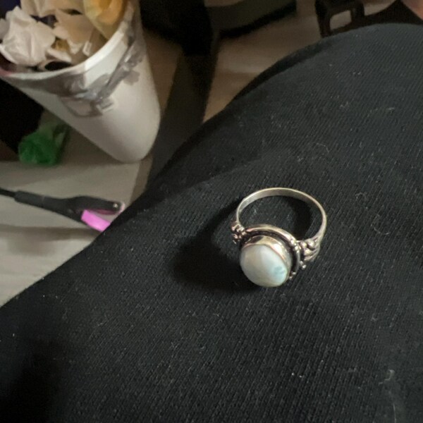 Purple Copper Turquoise Ring, 925 Sterling Silver Ring, Purple ...