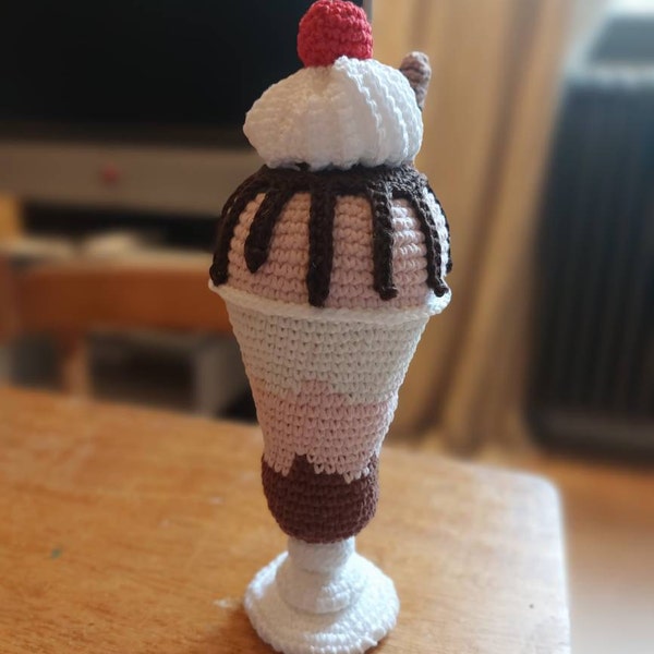 Ice Cream Dessert Crochet Pattern - Etsy