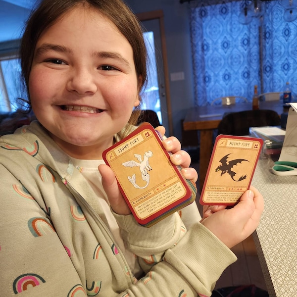 HTTYD Deck of Dragons how to Train Your Dragon Cards - Etsy