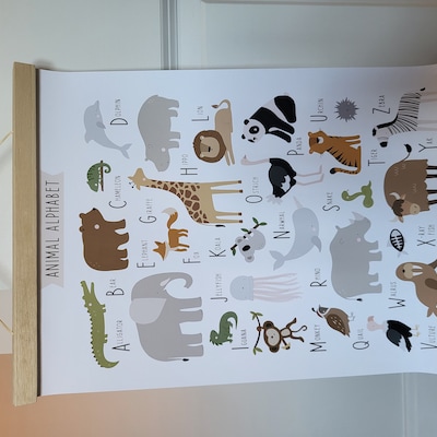 WELSH Alphabet Print Y Wyddor Welsh Nursery Wall Art Welsh Art Cymraeg ...