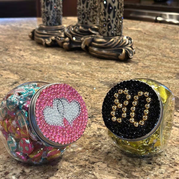 Custom/personalized Bedazzled Bottles. Bed Parties/ Dorm Decor ONE LOGO ...