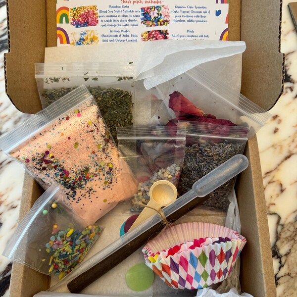 Round Sensory Tray With Painted Rice Kit, Sensory Tray Kit, Rainbow ...