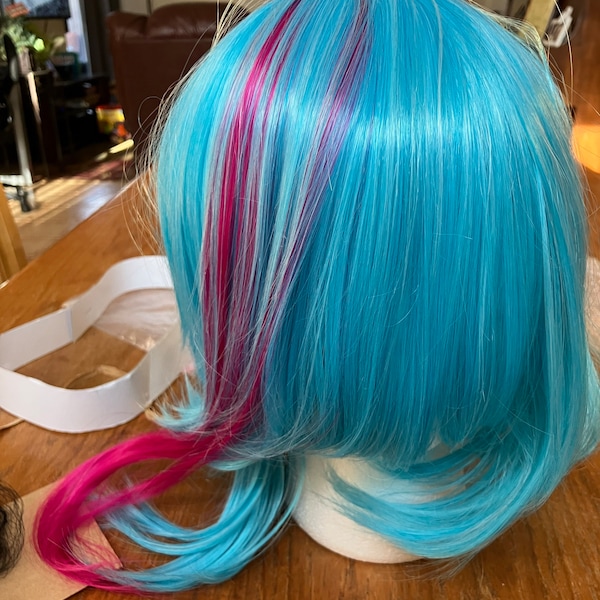 Hair Extension Clip in - Baby Light Pastel Pink Wavy Hair Extension ...