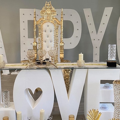 BABY Foam Letters, , Table Base Letters, Big Letters, Styrofoam Letters ...