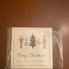Personalized Watercolor Christmas Calling Card or Sticker Nutcracker ...