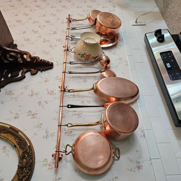 Copper Pot Rail, Copper Pot Rack - Etsy