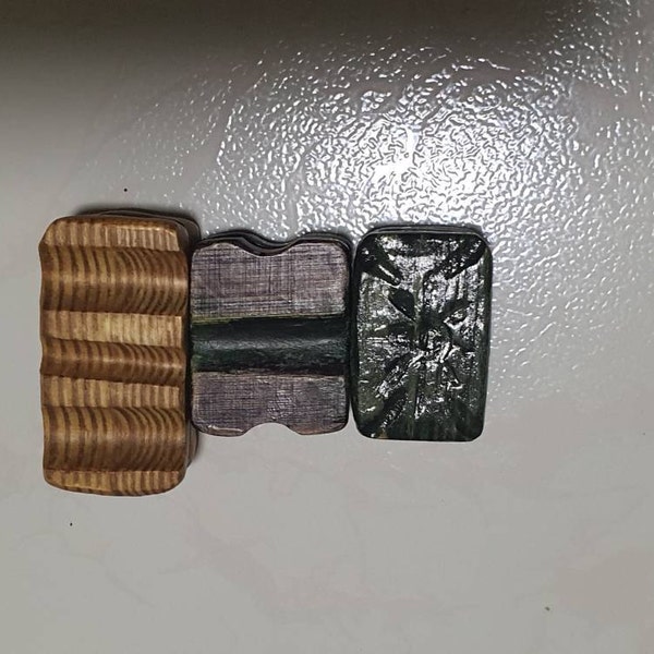 The Emerald Clicker - A 3 Click Loud Wooden Fidget Slider in Bamboo - Etsy