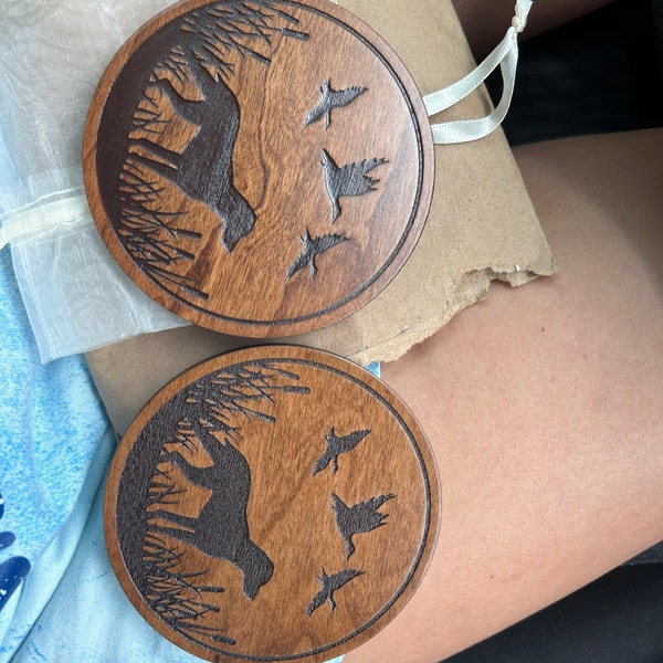 Compass Coaster Crafted From Cherry or Maple Wood - Etsy