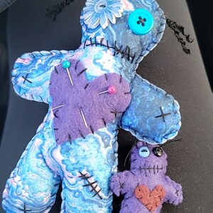 Baby Blue Voodoo Doll-vooblue-halloween Decor-primitive | Etsy