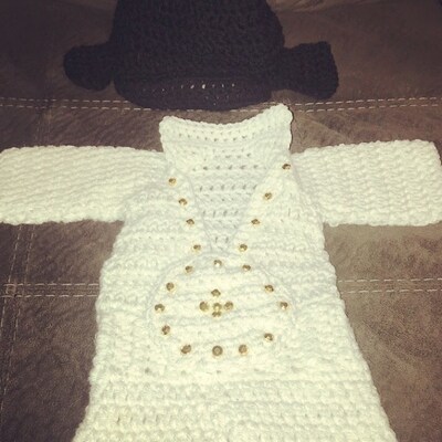PATTERN Crochet Newborn Elvis Jumpsuit Outfit Pattern Crochet - Etsy ...