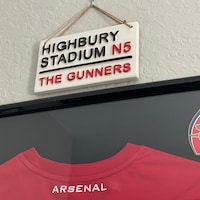 ARSENAL-THE Gunners-highbury Stadium-london Street Sign-football Sign ...